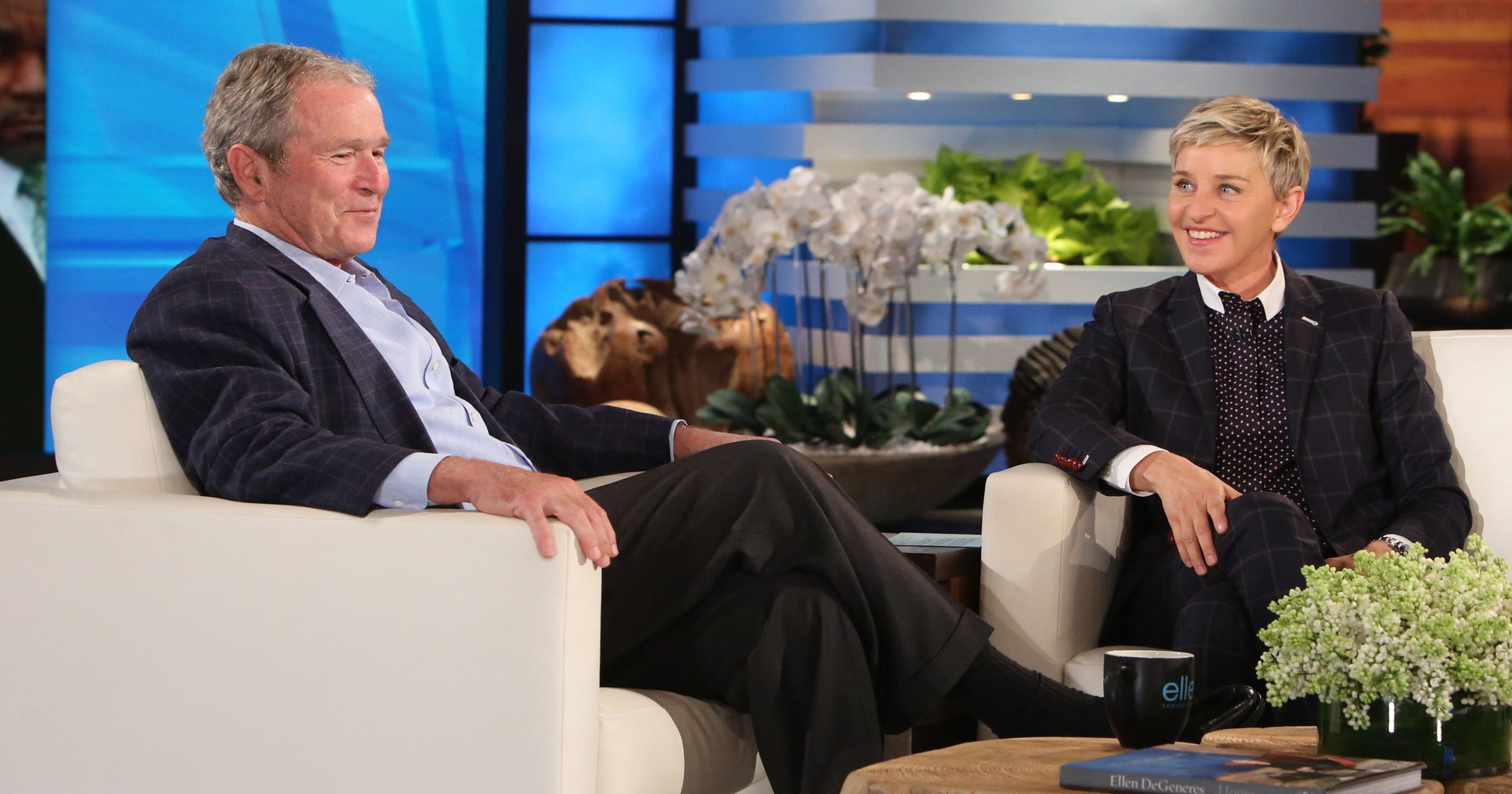 George W. Bush talks that Inauguration Day poncho, Putin and Michelle ...