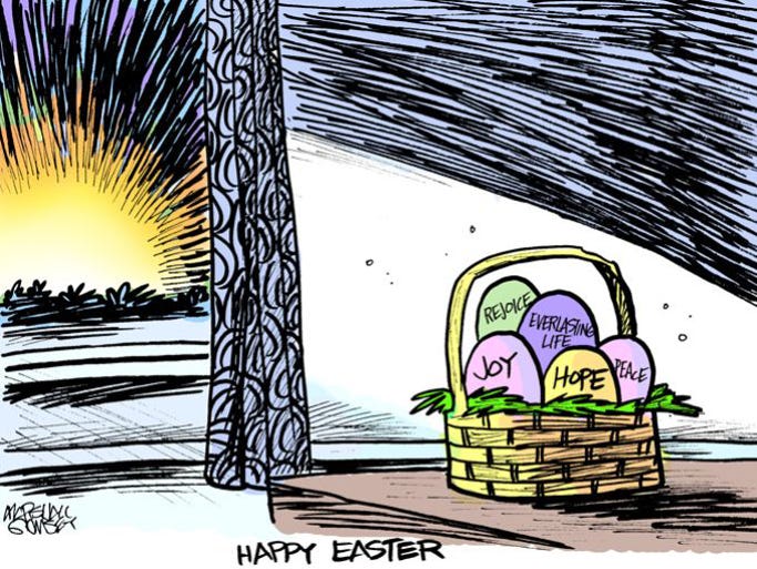 April political cartoons from Gannett cartoonists
