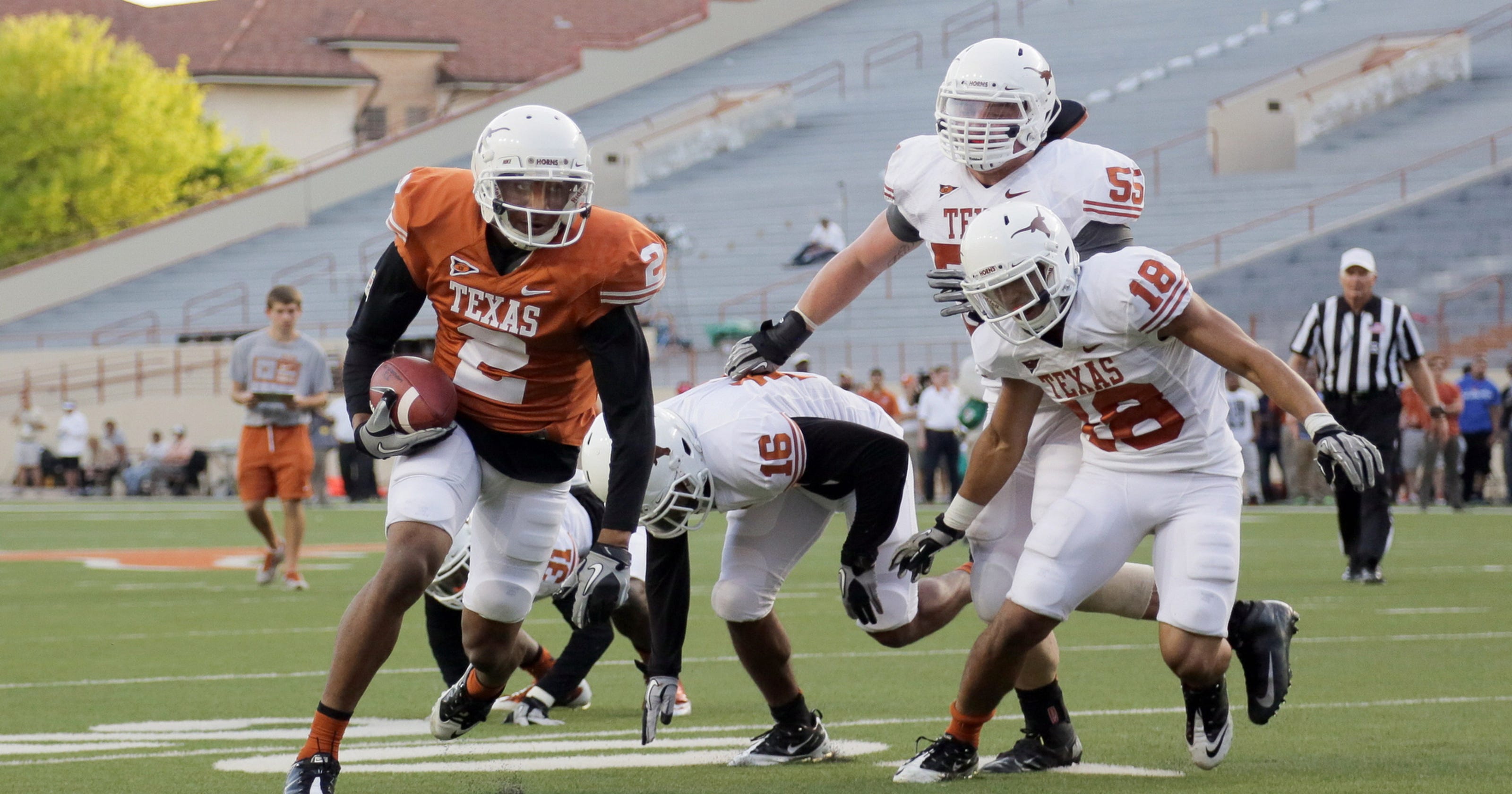 2 Texas football players charged with sex assault