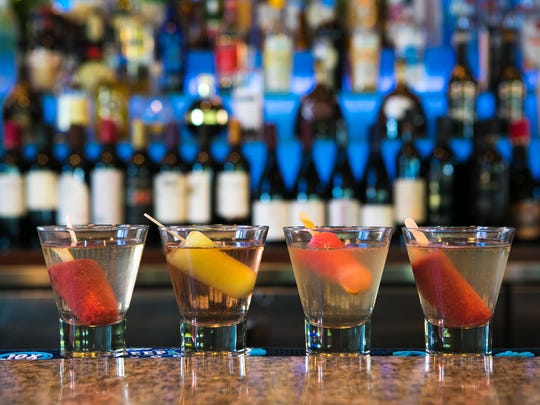 Coffee wine, ice cream combined for sweet treat with alcohol