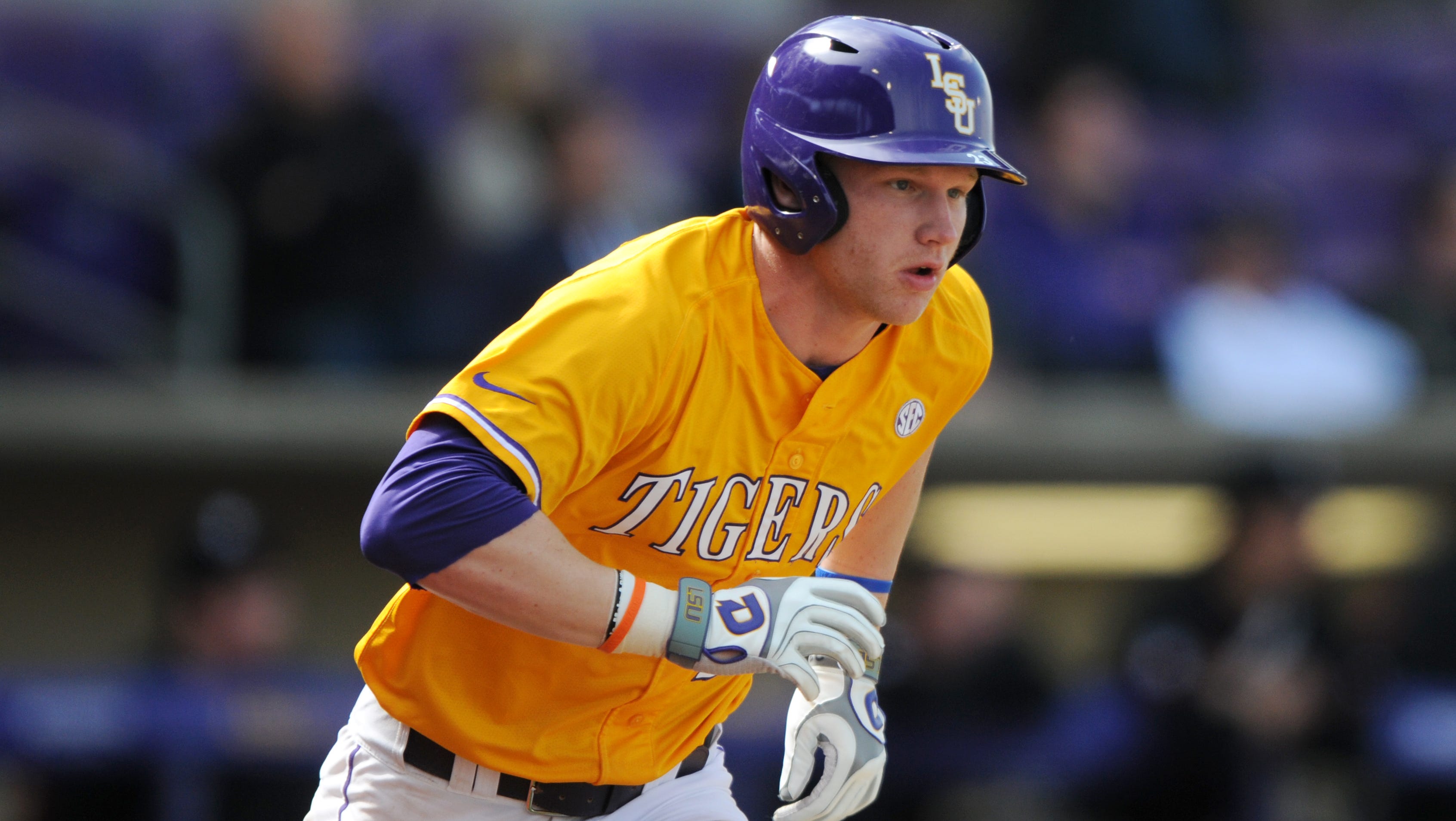 Caravel grad Jake Fraley finding place at LSU