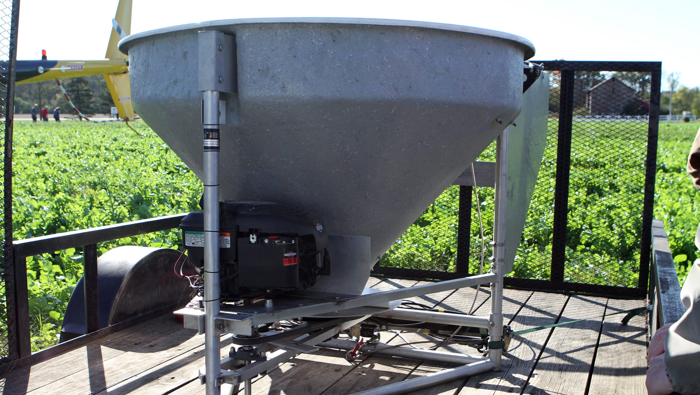 Casting seeds in the air: aerial seeding takes flight