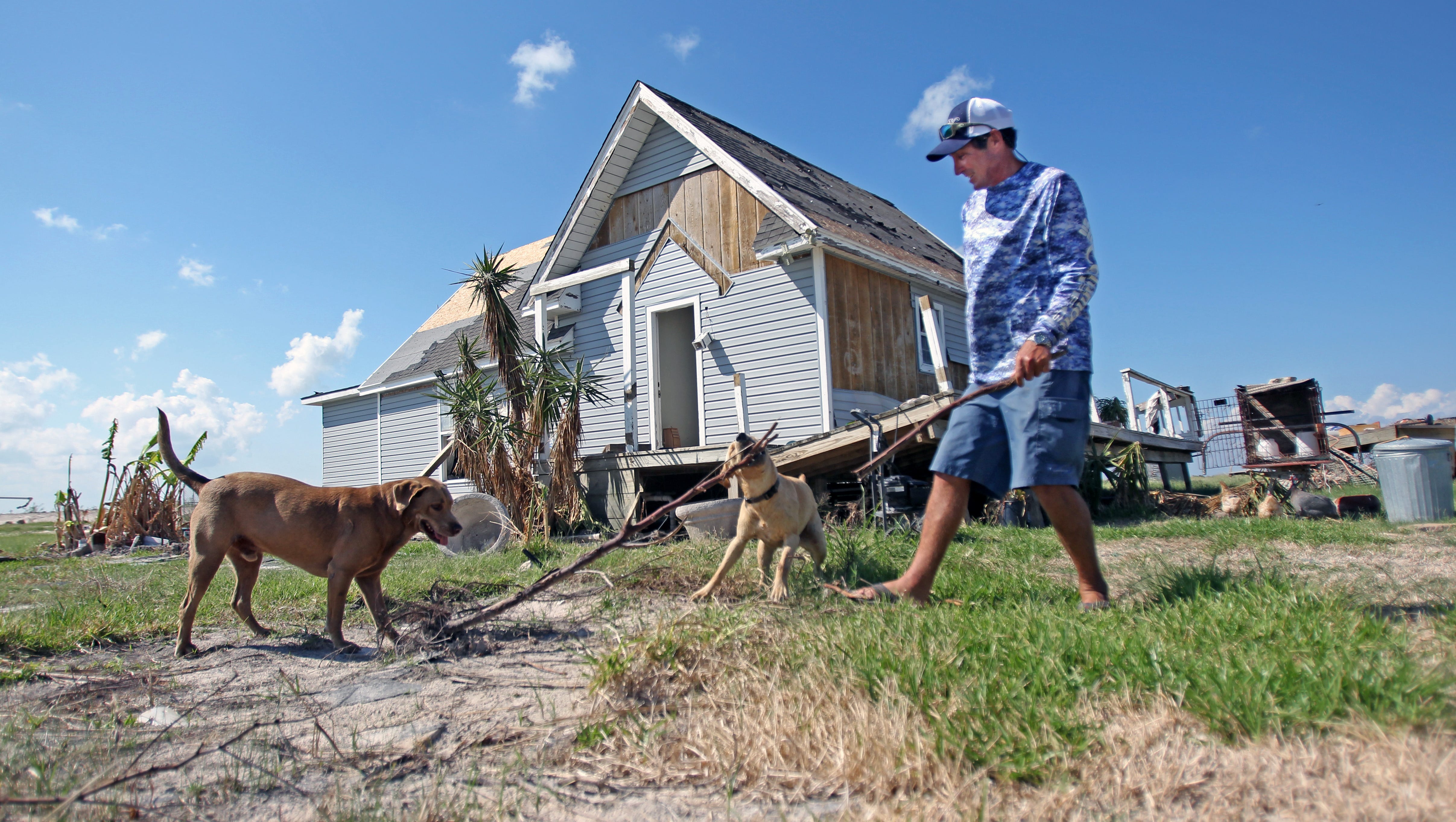 Rockport's Scott McCune gets up to ride again after Harvey