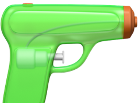 Apple replaces pistol emoji with a lime green squirt gun