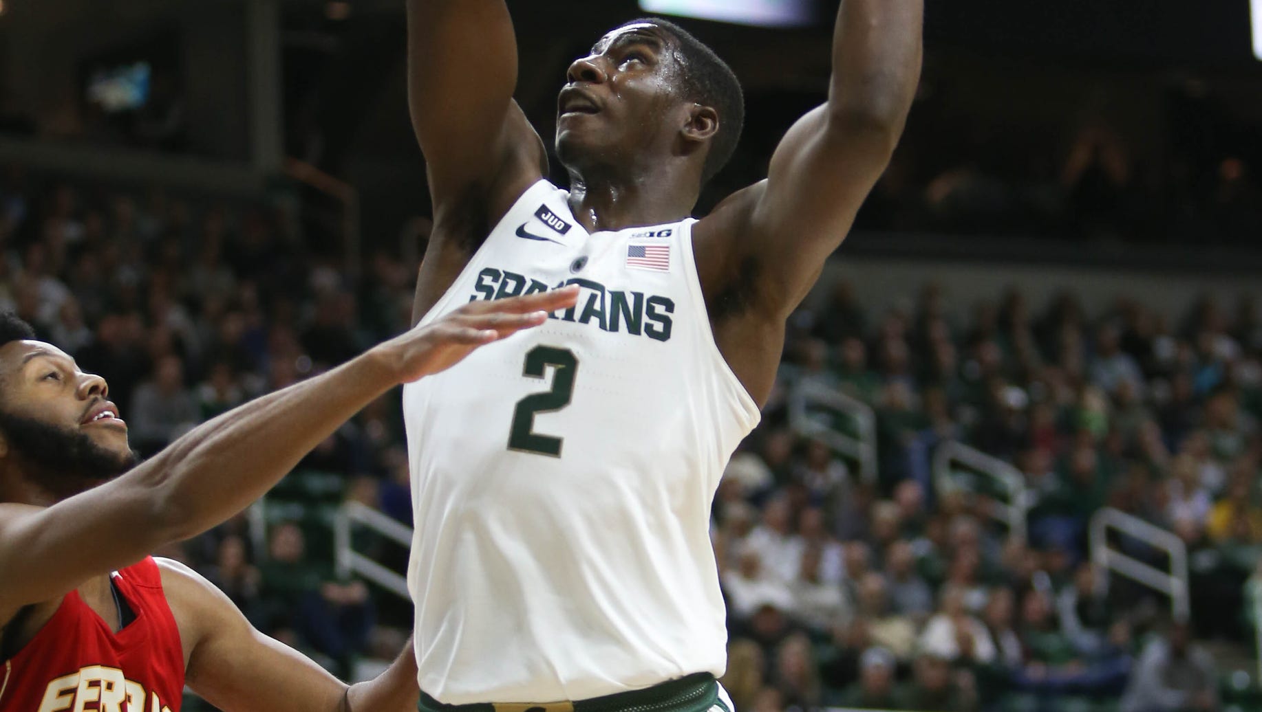 MSU basketball: Jaren Jackson Jr. learning lessons about his long arms
