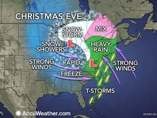 A white Christmas in Detroit, you say? It's possible