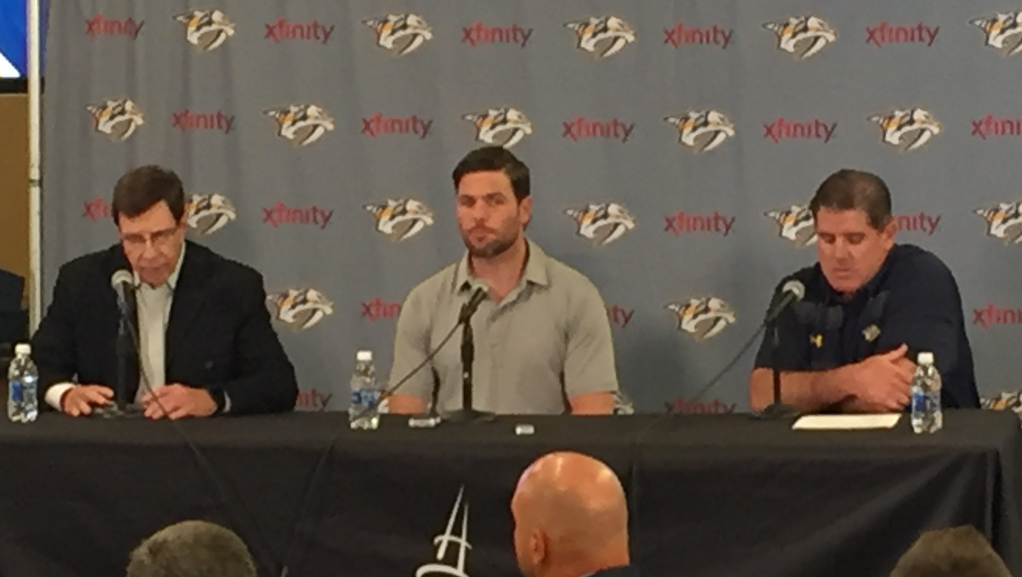 Mike Fisher named Predators captain