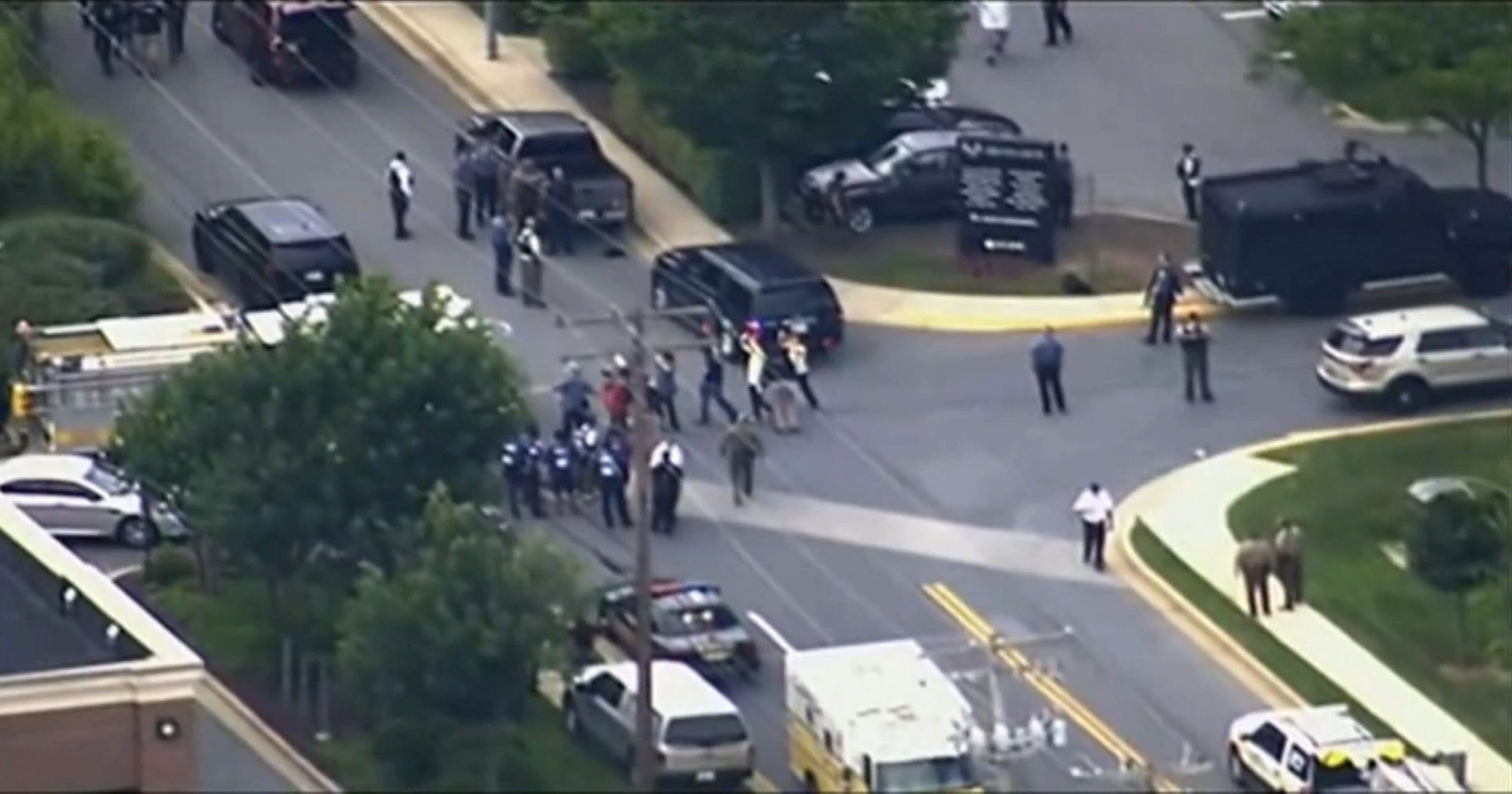 Shooting Reported At Capital Gazette Newspaper