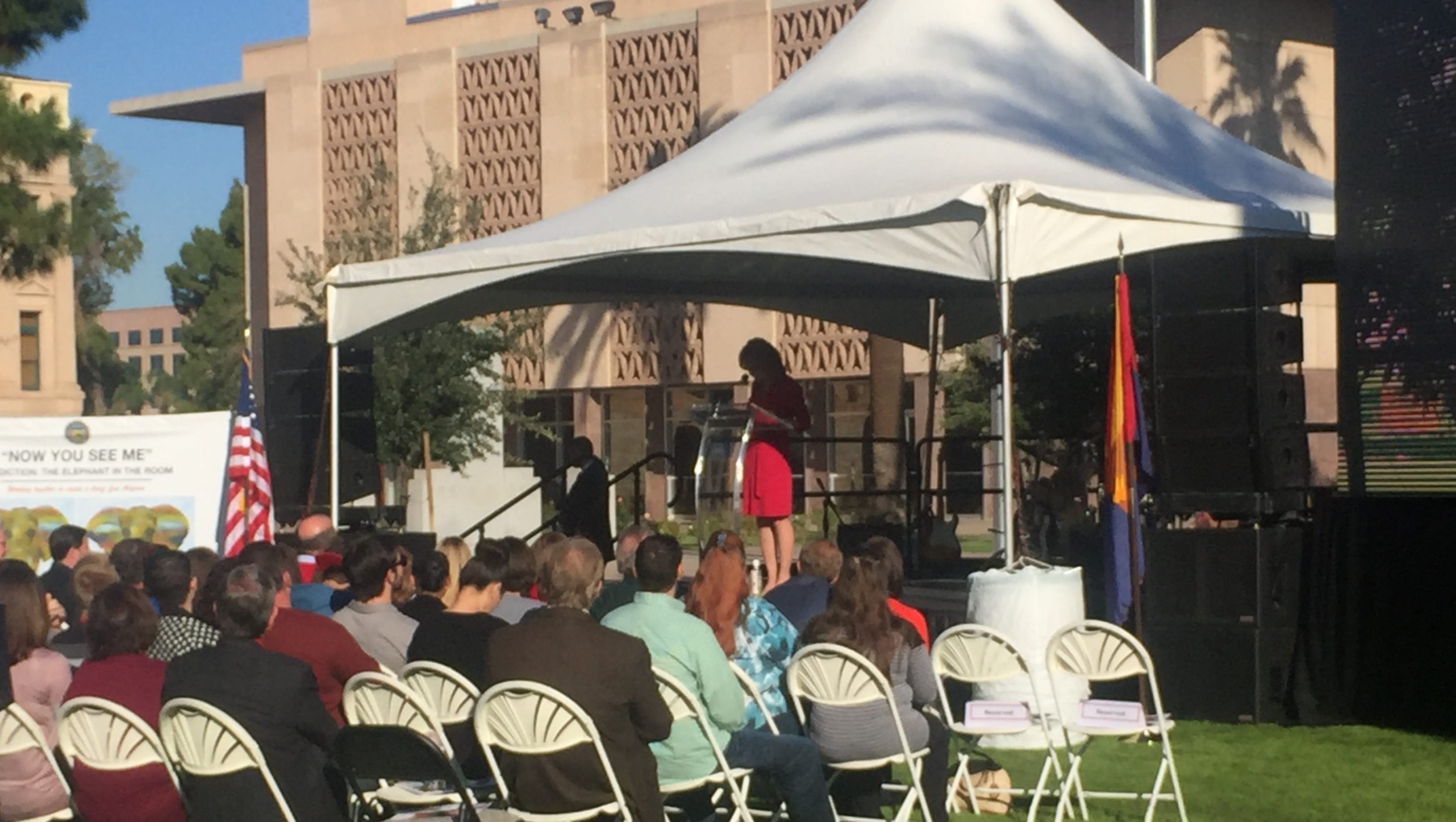 Ducey, allies kick off National Red Ribbon Week at Arizona State Capitol