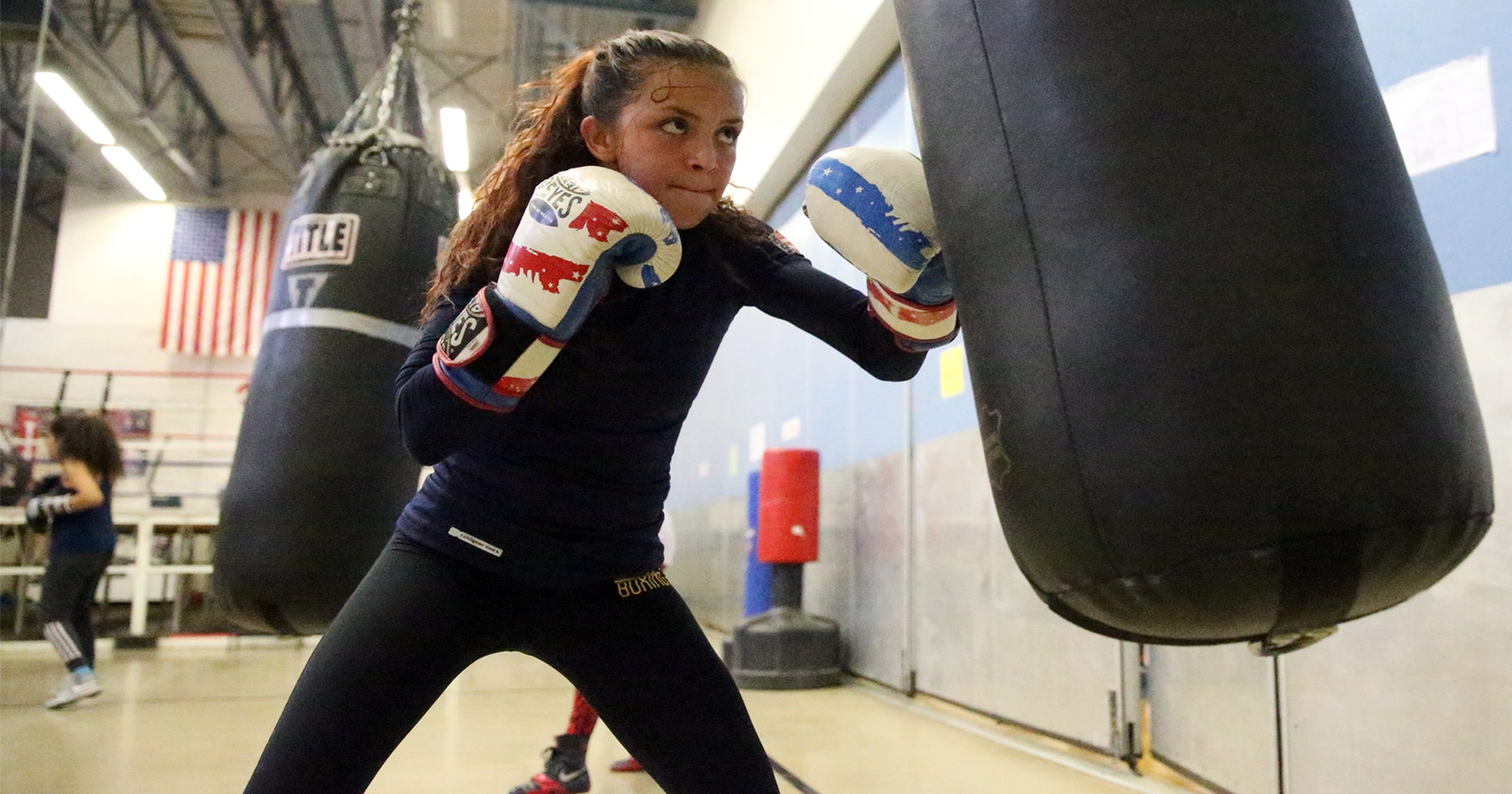 El Paso boxer, Kayla Gomez, trains at U.S. Olympic Training Center