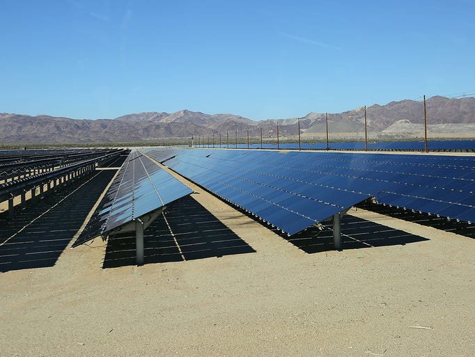 Massive solar farm opens near Desert Center