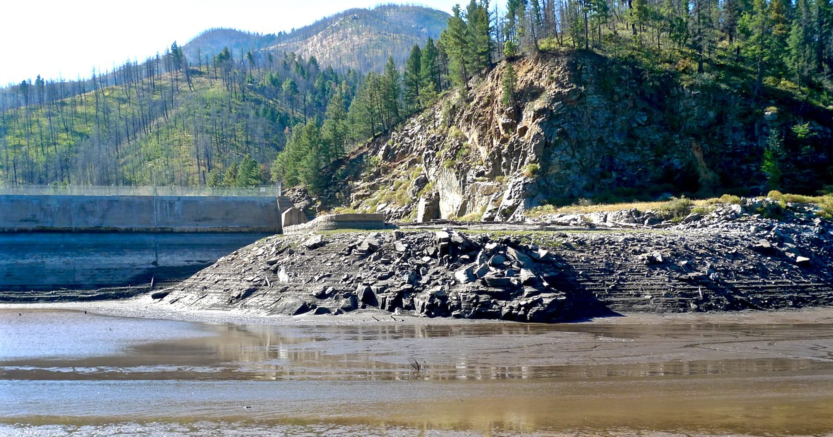 Bonito Lake drained as dredging work nears