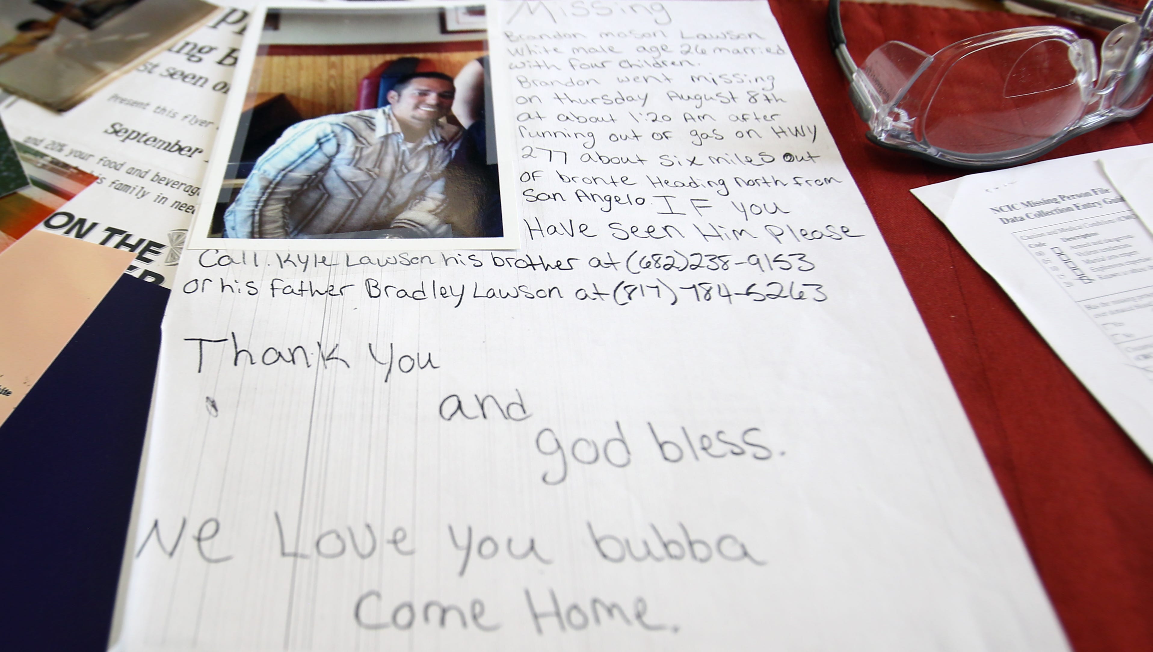 Remains of Brandon Lawson, missing since 2013, possibly found
