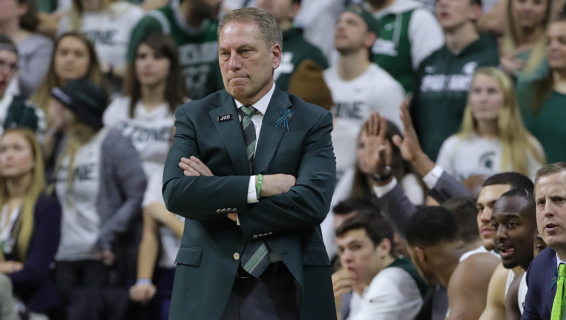 Michigan State basketball coach Tom Izzo delivers fiery defense of himself