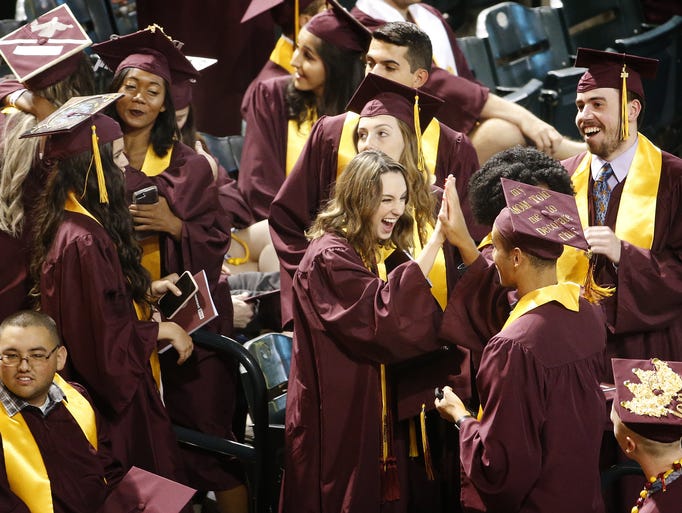 Arizona State University graduation, May 2018