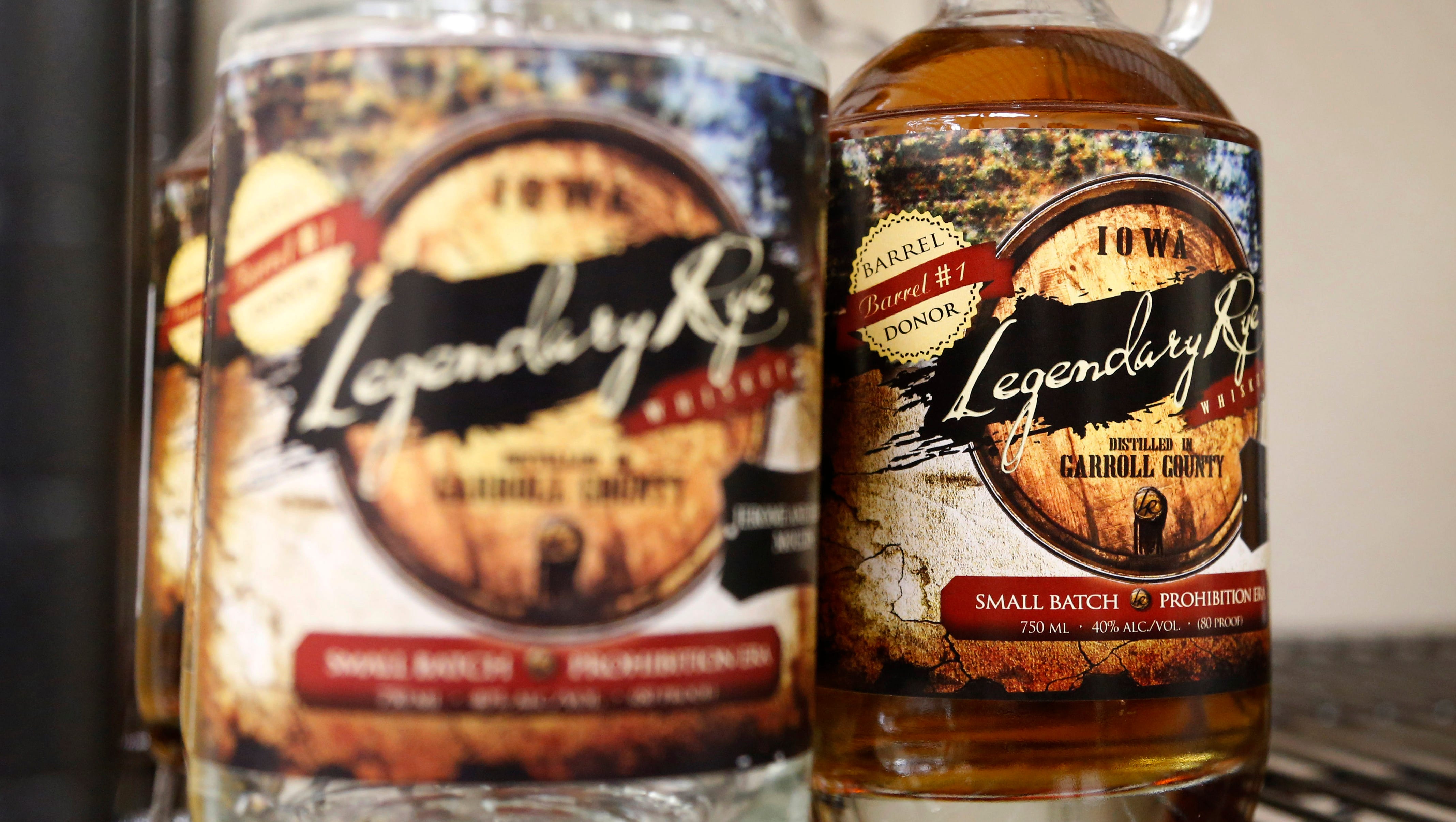 Carroll's Iowa Legendary Rye uses Prohibition-era recipes for whiskies