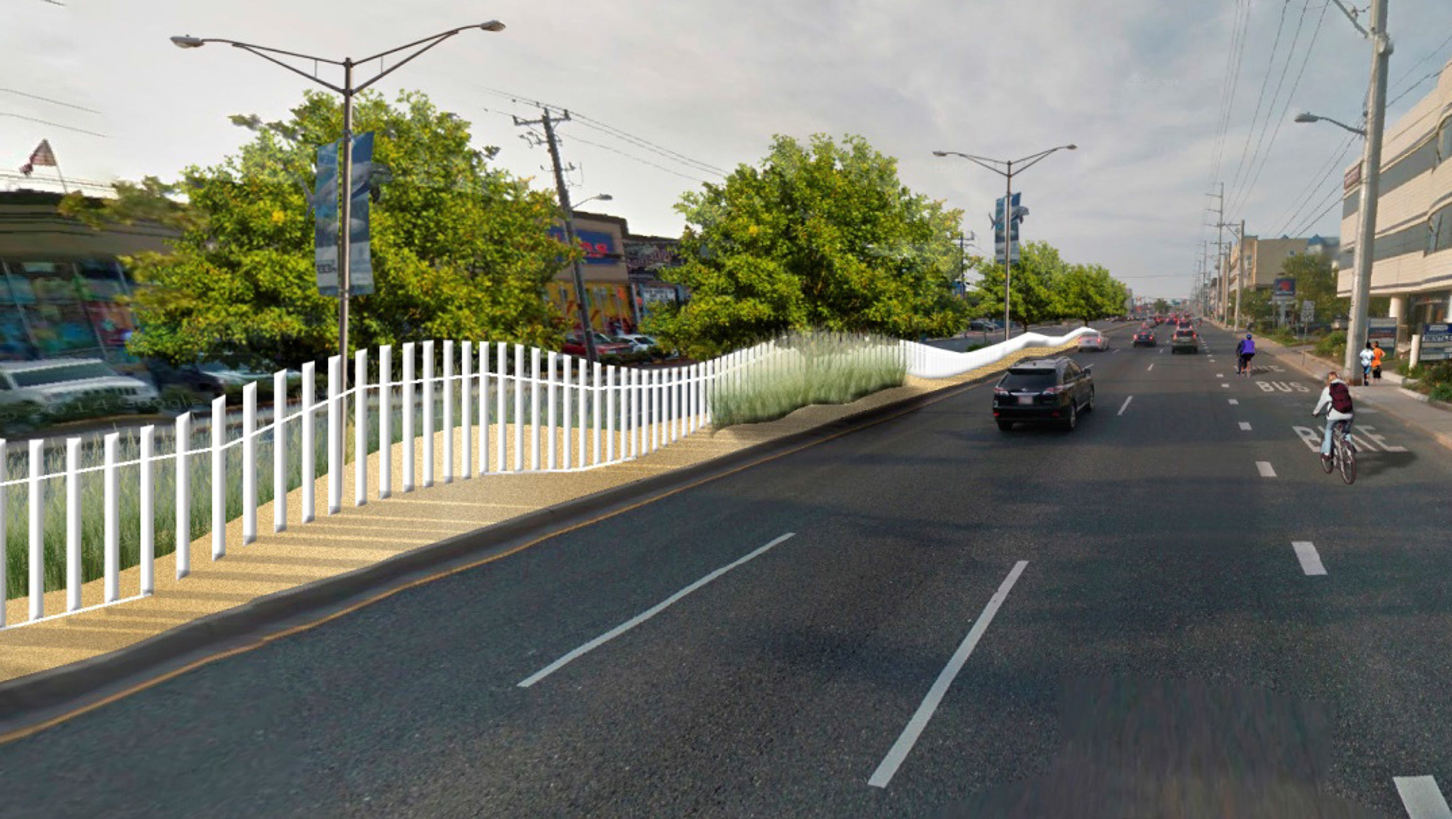 Ocean City plans Coastal Highway median fence
