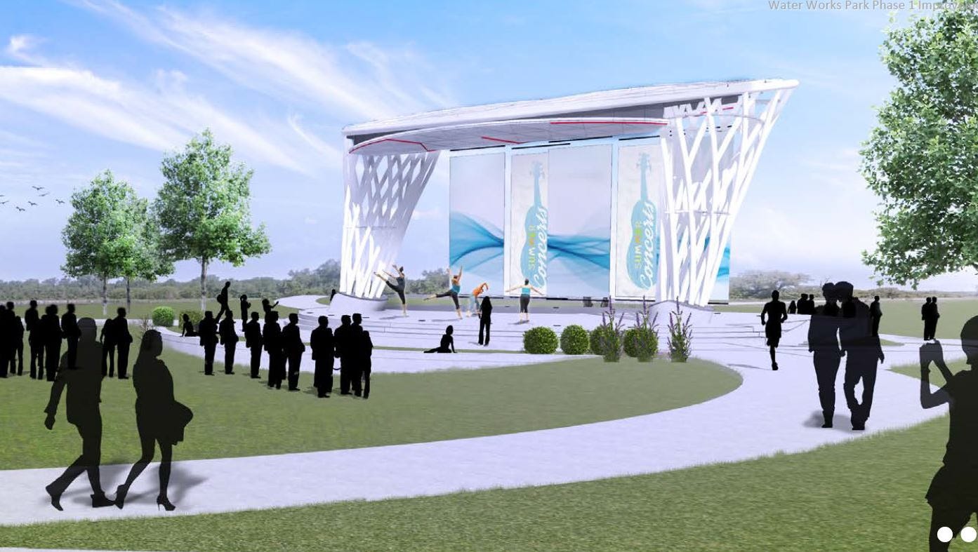 Coming to Des Moines Water Works Park: amphitheater, playgrounds, food ...