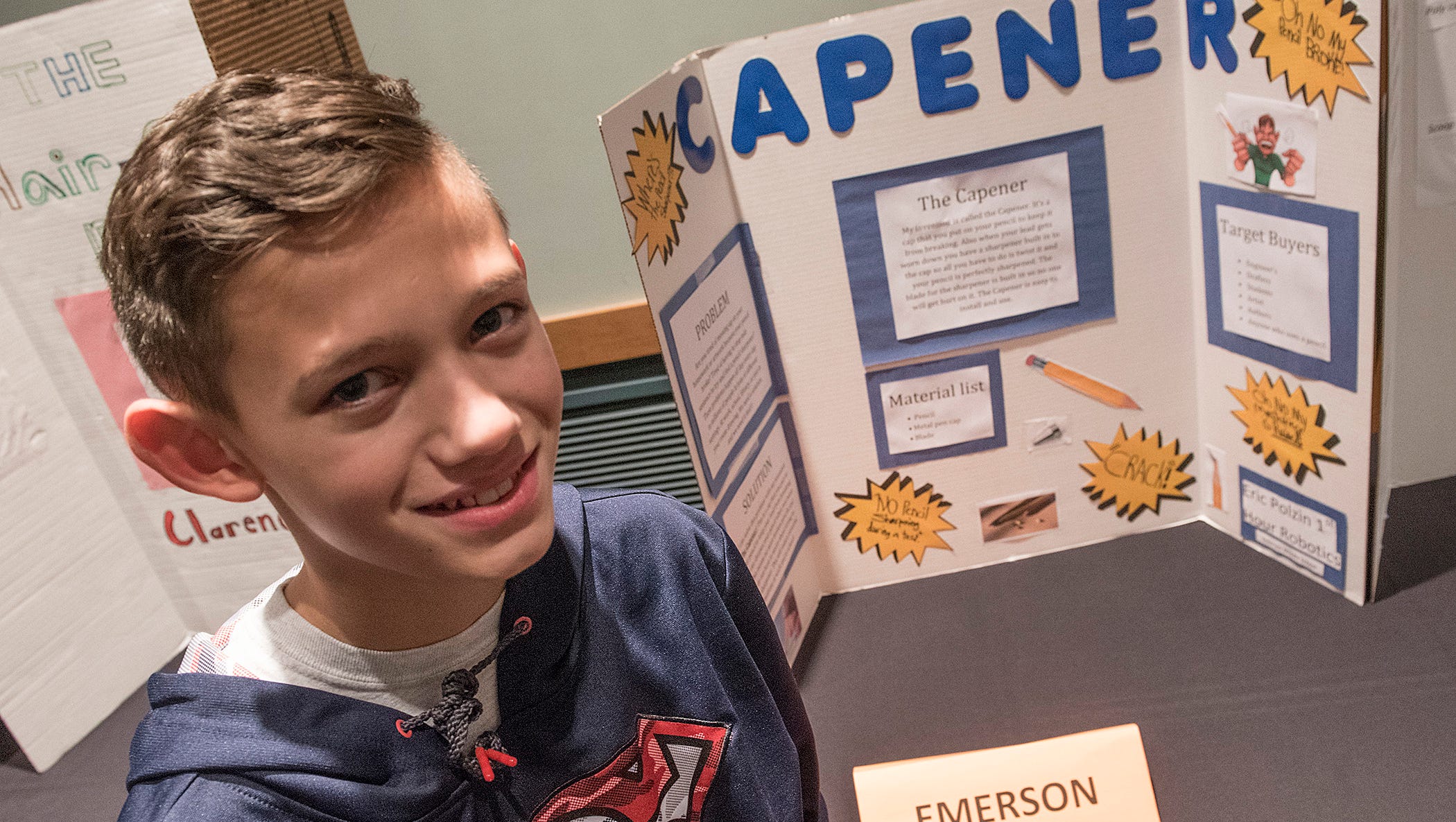 Young Inventors in Livonia, Westland showcase ideas