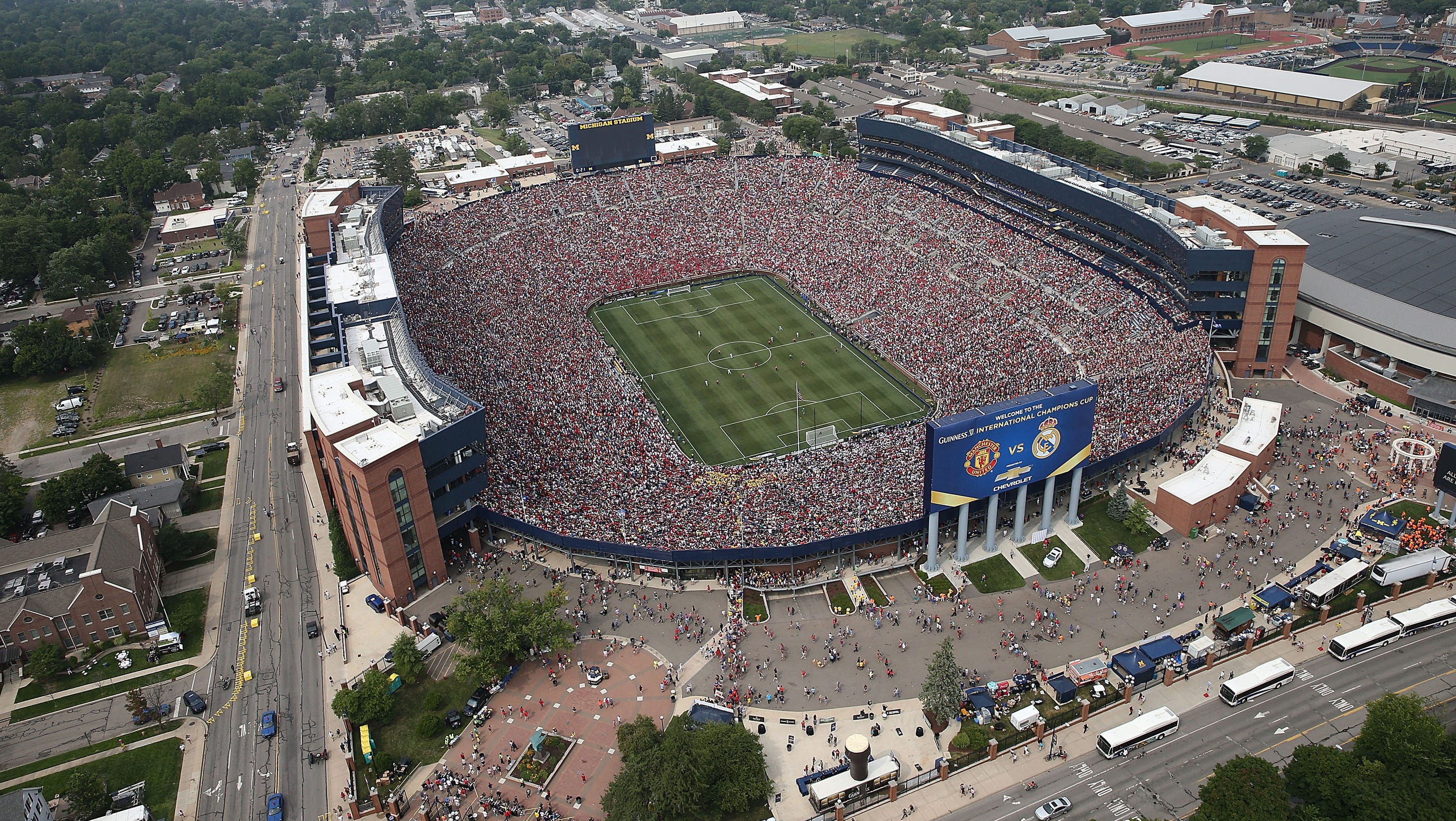 Manchester United vs. Real Madrid at the Big House