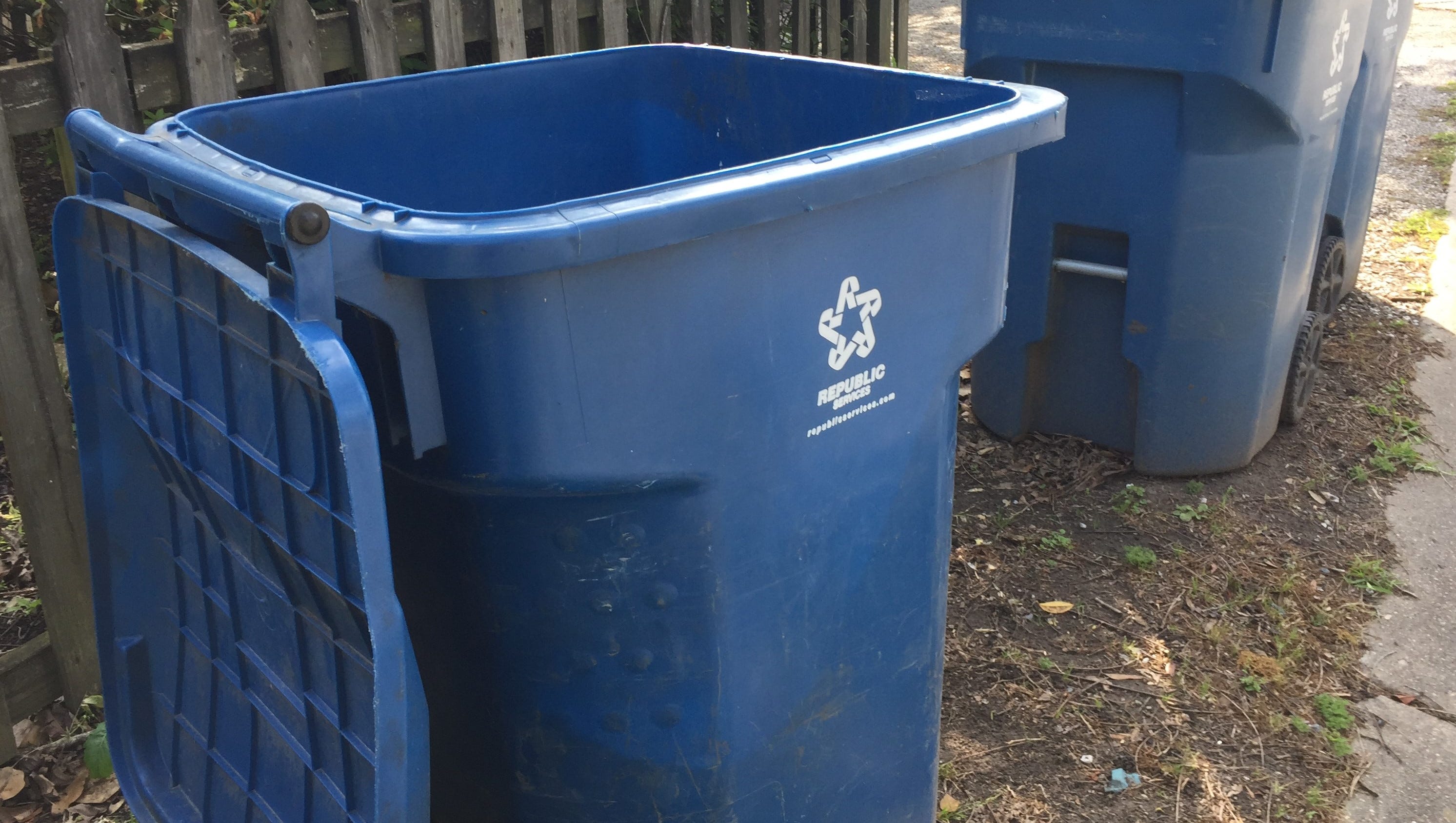 What's the garbage company being fined for missing your house?