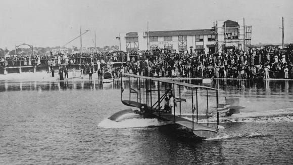 What it was like to fly the first commercial flight in 1914