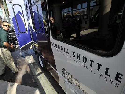 Sequoia Shuttle takes visitors to Sequoia National Park