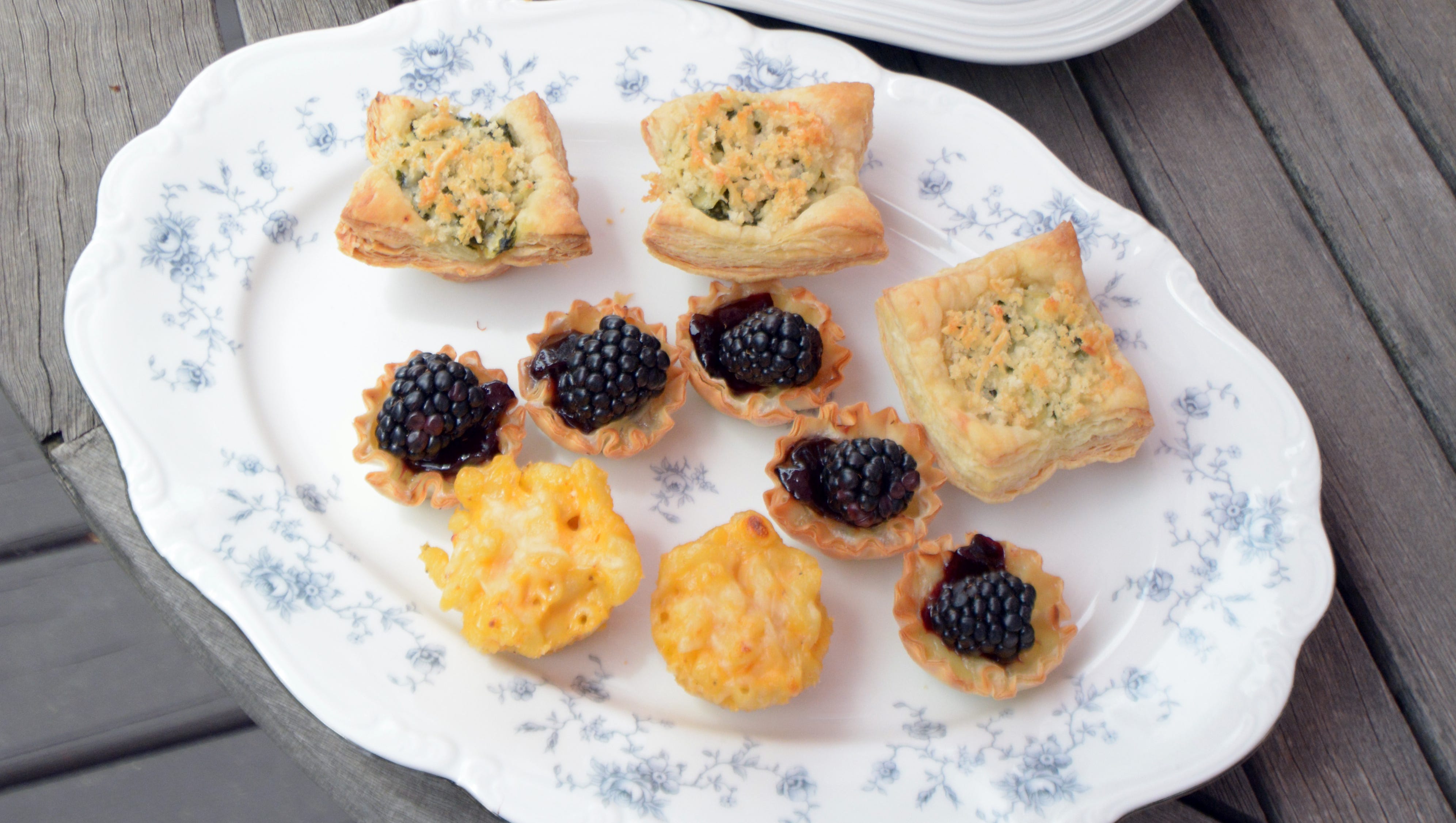 Big fun on the patio with mini-appetizers and mini-cocktails