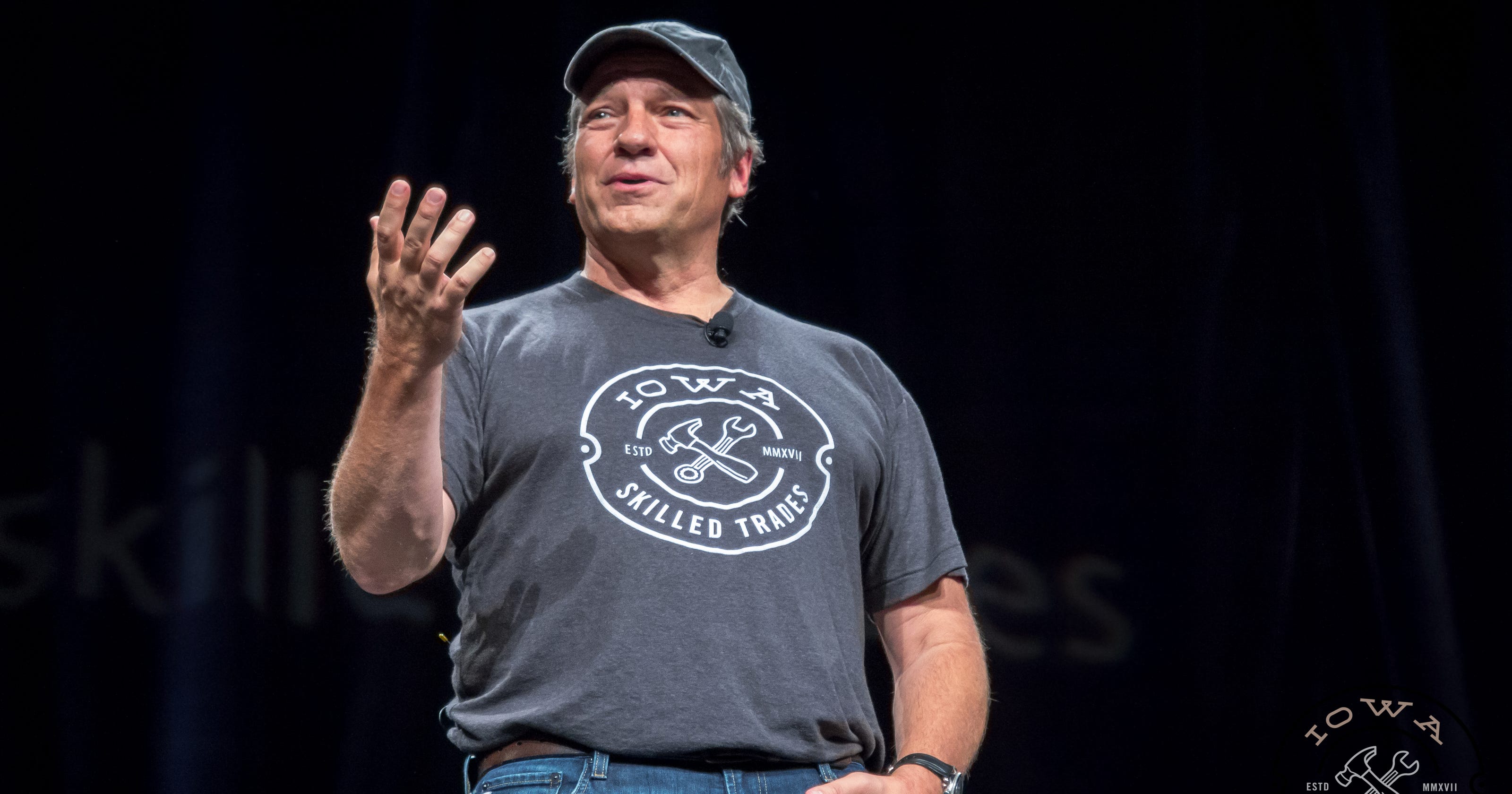 Mike Rowe at work in the Rochester area