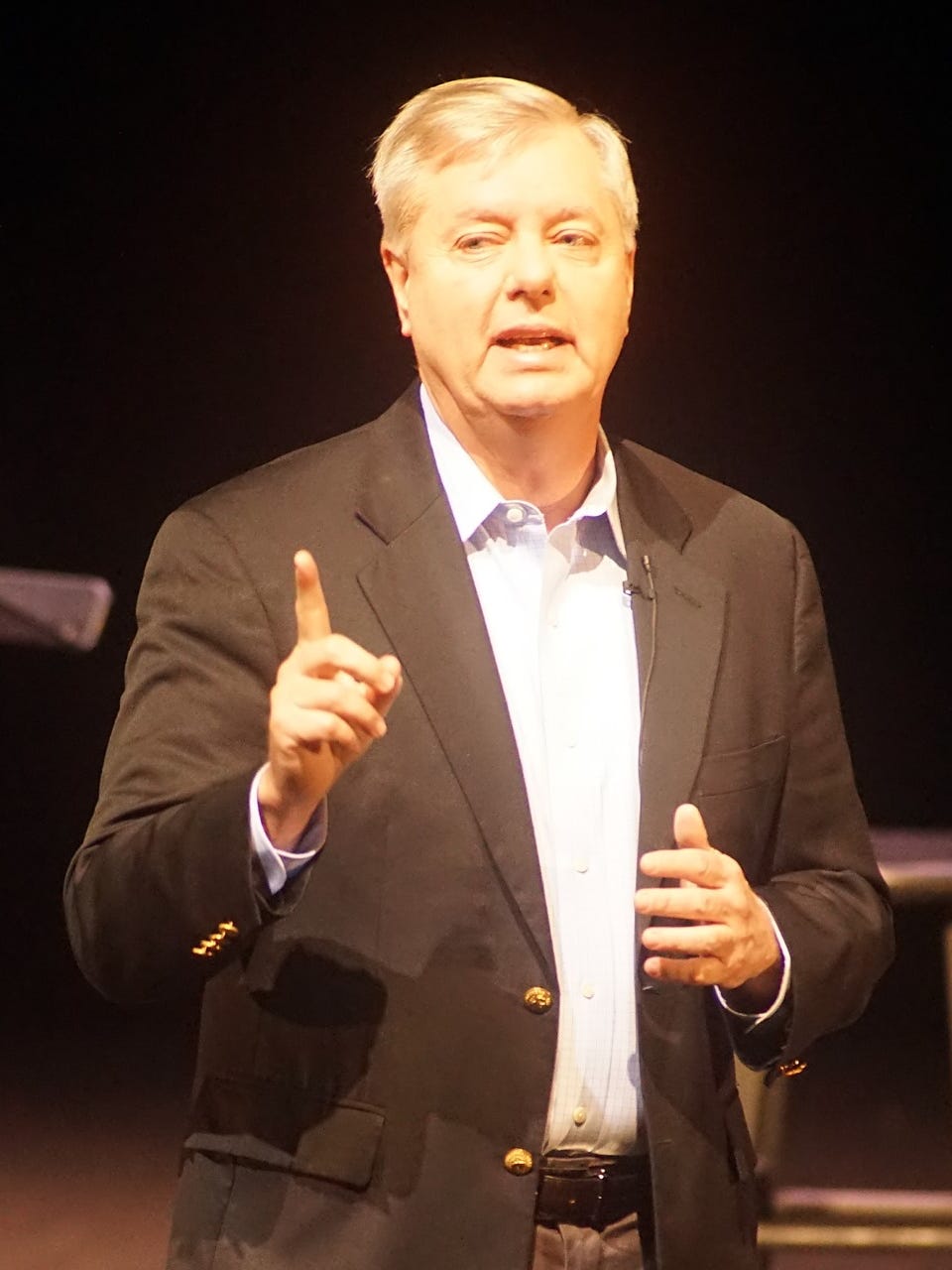 Graham gets an earful in raucous town hall meeting