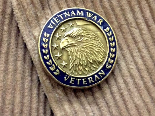 Vietnam War veterans honored with commemorative pin