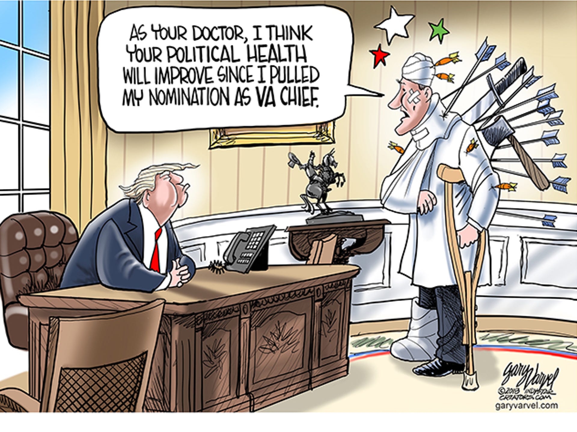 Gary Varvel Trumps Presidency Illustrated
