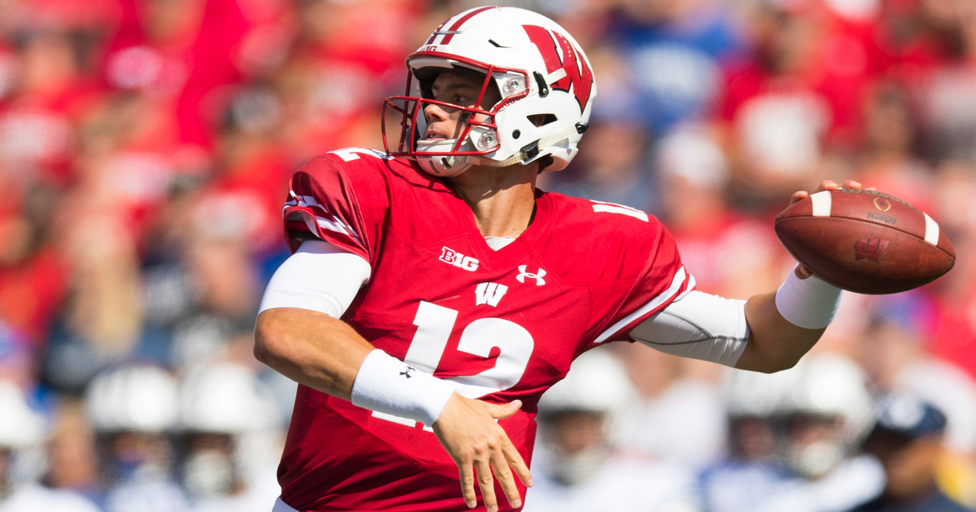 Alex Hornibrook not expected to be cleared for Northwestern game