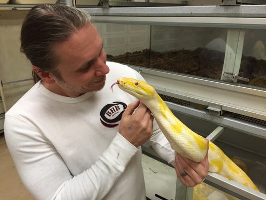 A few minutes with ... A man and his 30,000 snakes