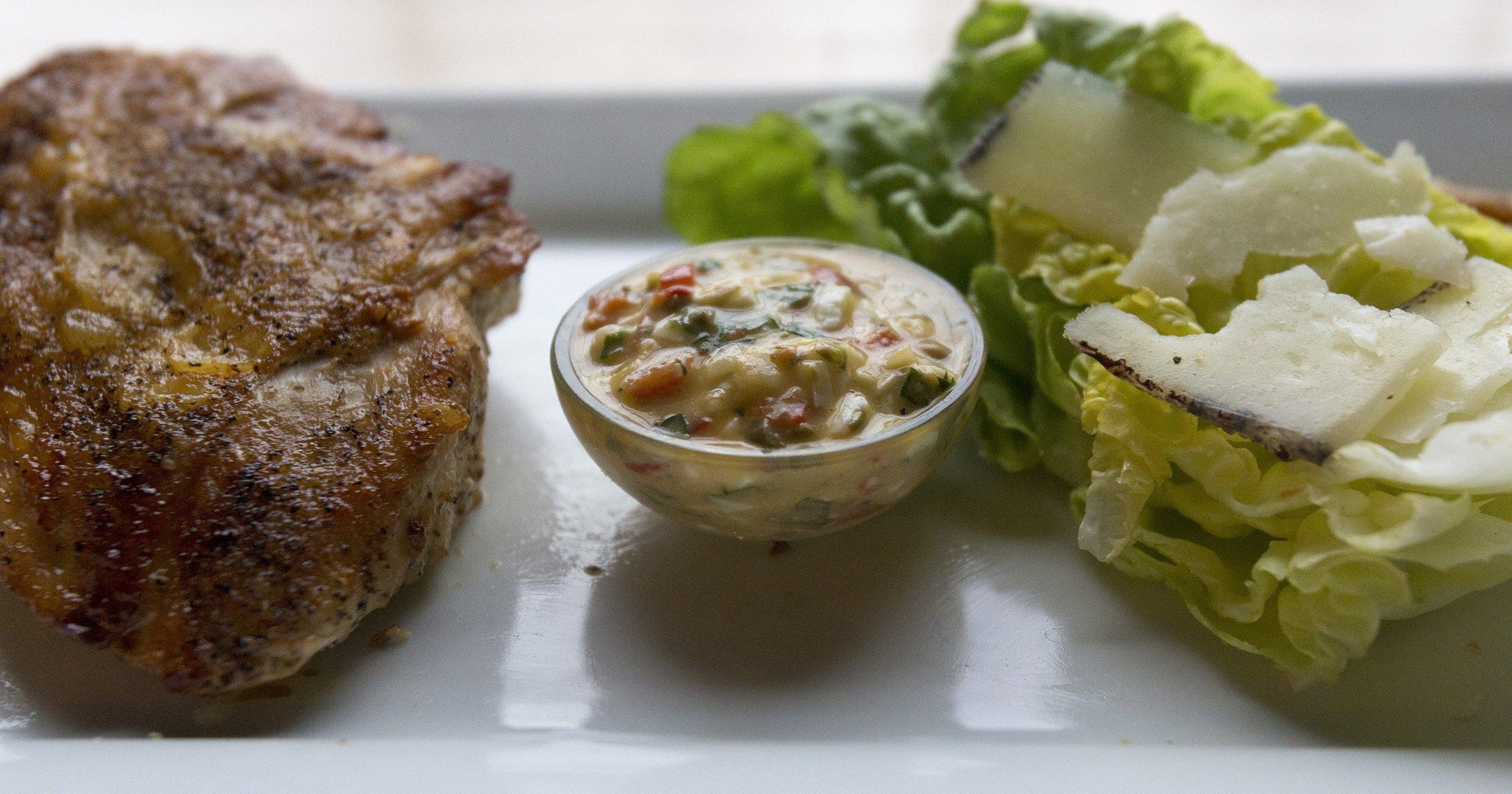 In Good Taste: Basque-style Chicken Salad with Manchego