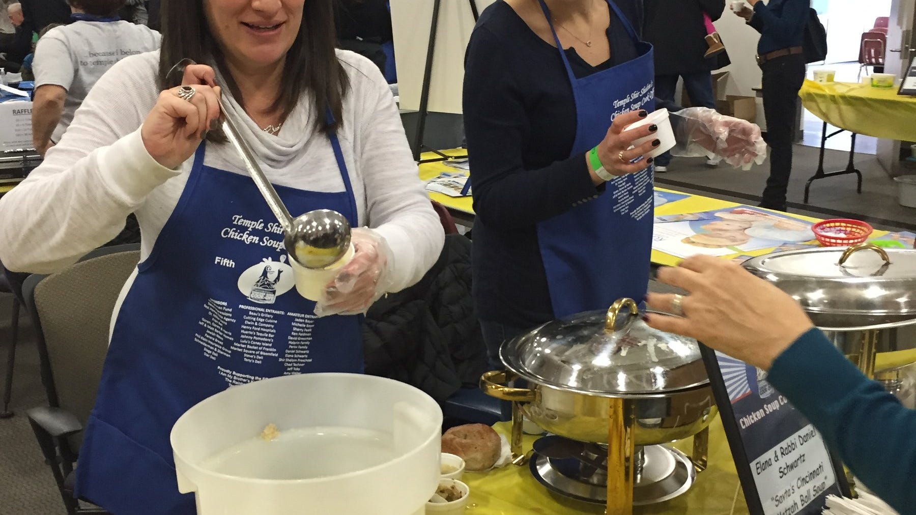 Chicken soup cook-off draws hundreds of tasters
