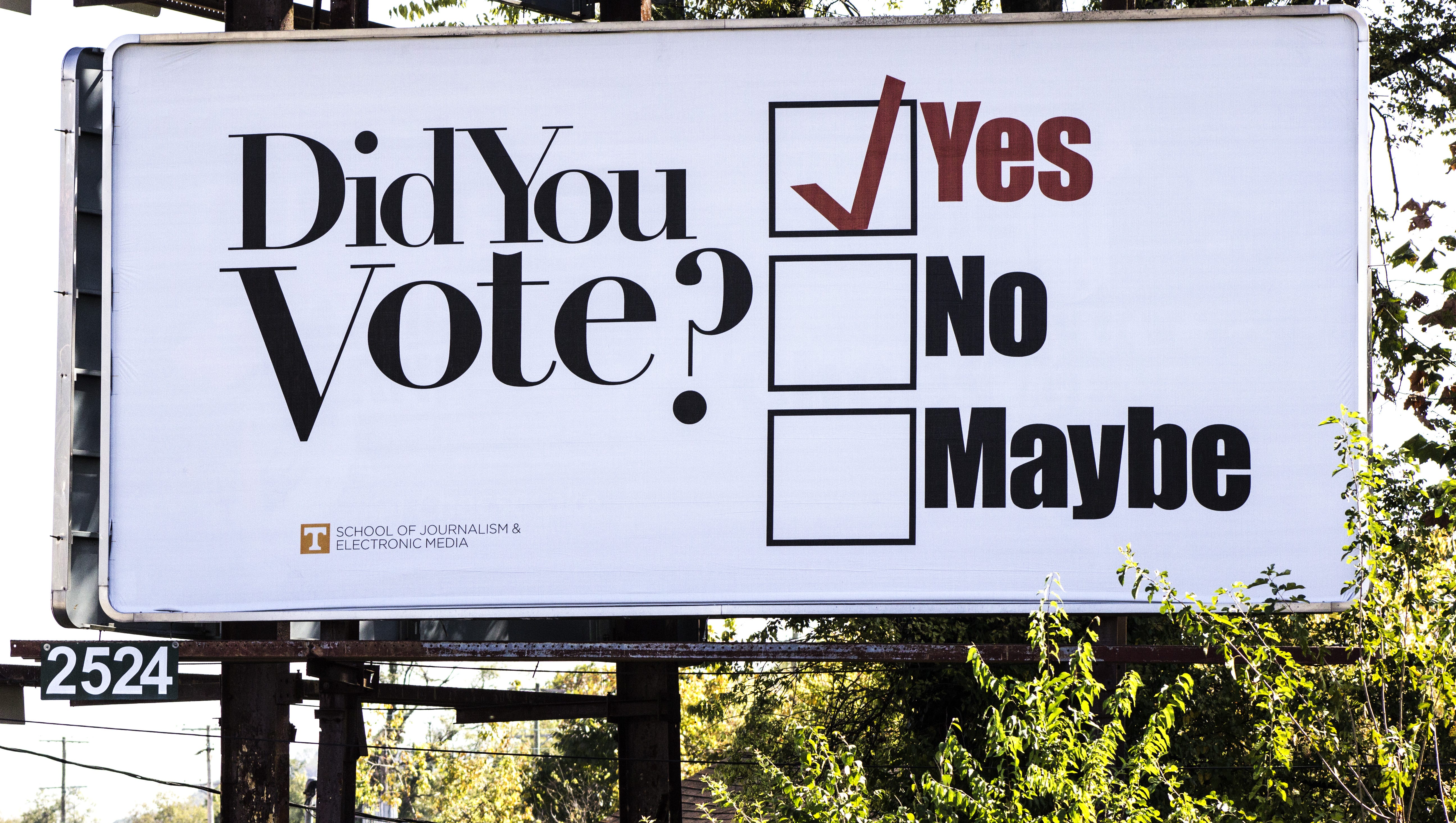 UT students design billboards to encourage voting