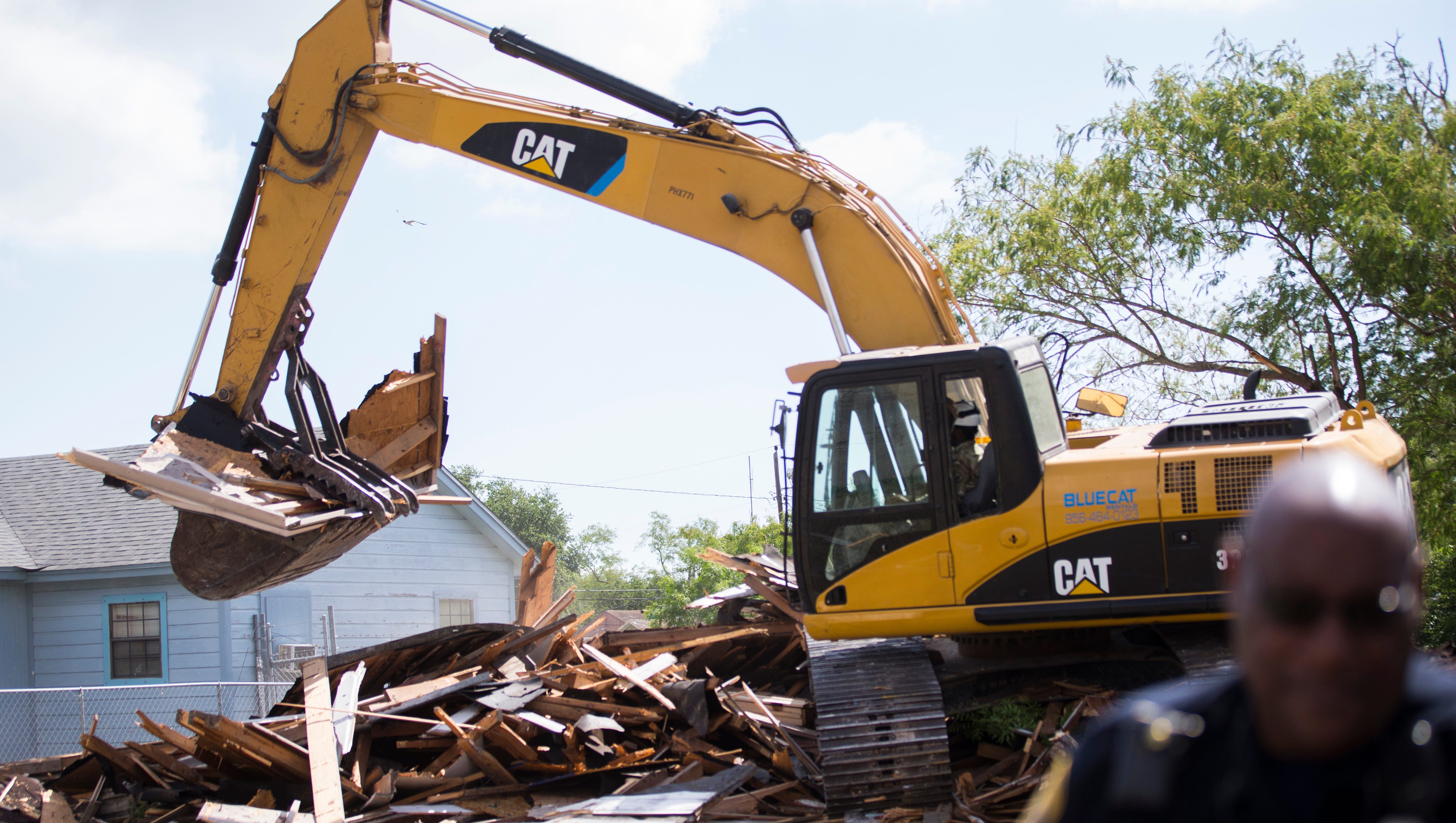 Operation Crackdown demolishes abandoned houses with criminal activity