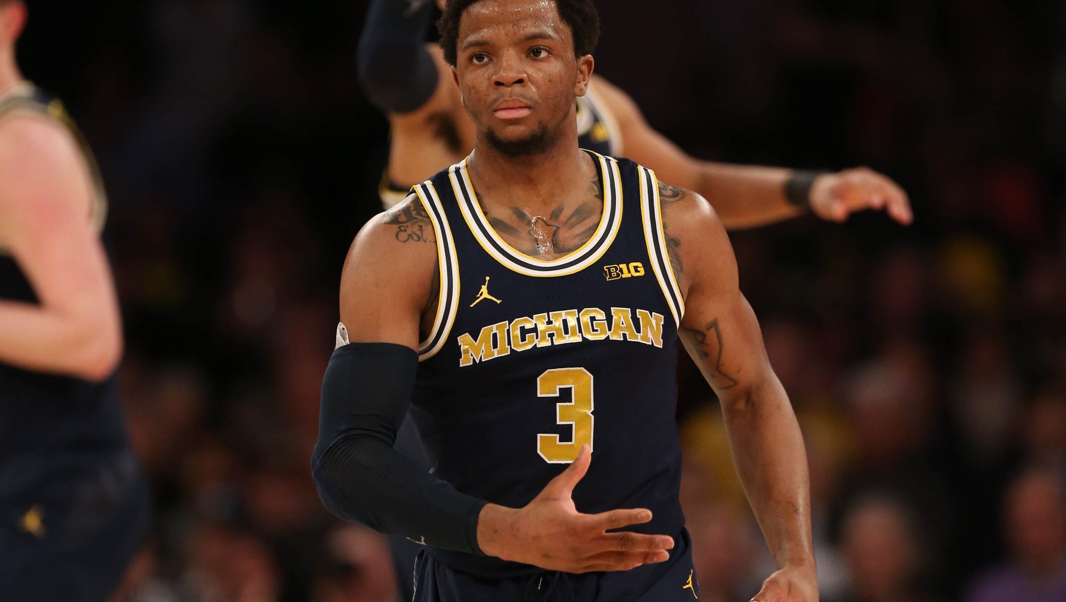 Zavier Simpson is Michigan's spark plug. He wants everyone to know it
