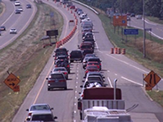 Use the "zipper merge" for highway lane closures