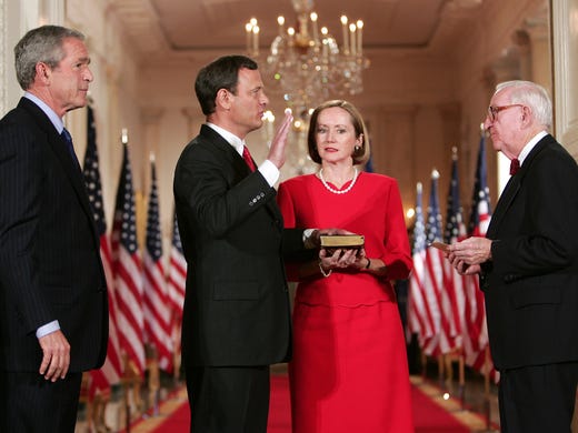 Chief Justice John Roberts' Supreme Court at 10, defying labels