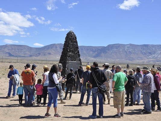 Trinity Site, first atomic bomb test location, open to the public