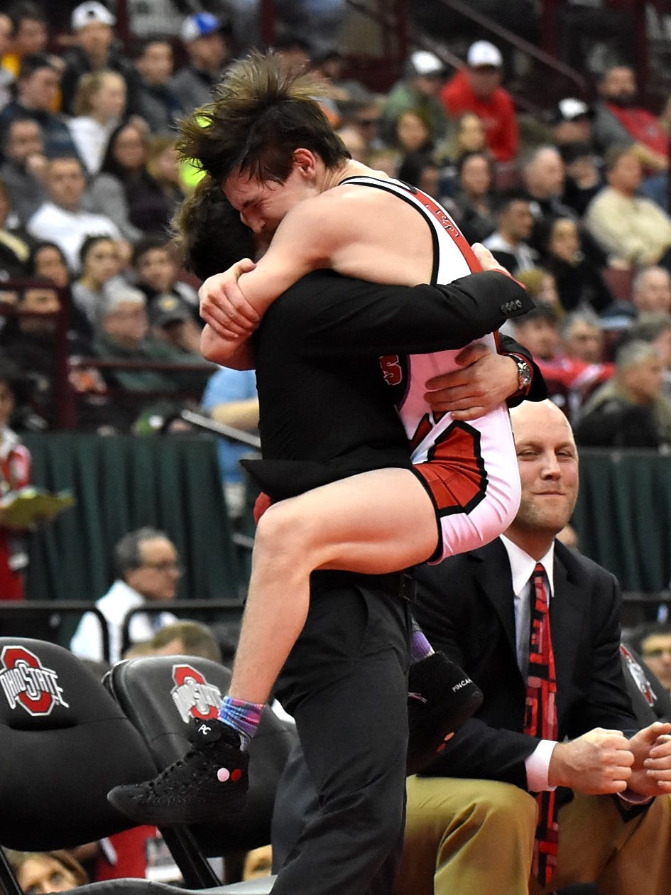 Lucas Byrd becomes the 2nd wrestling state champion in La Salle history