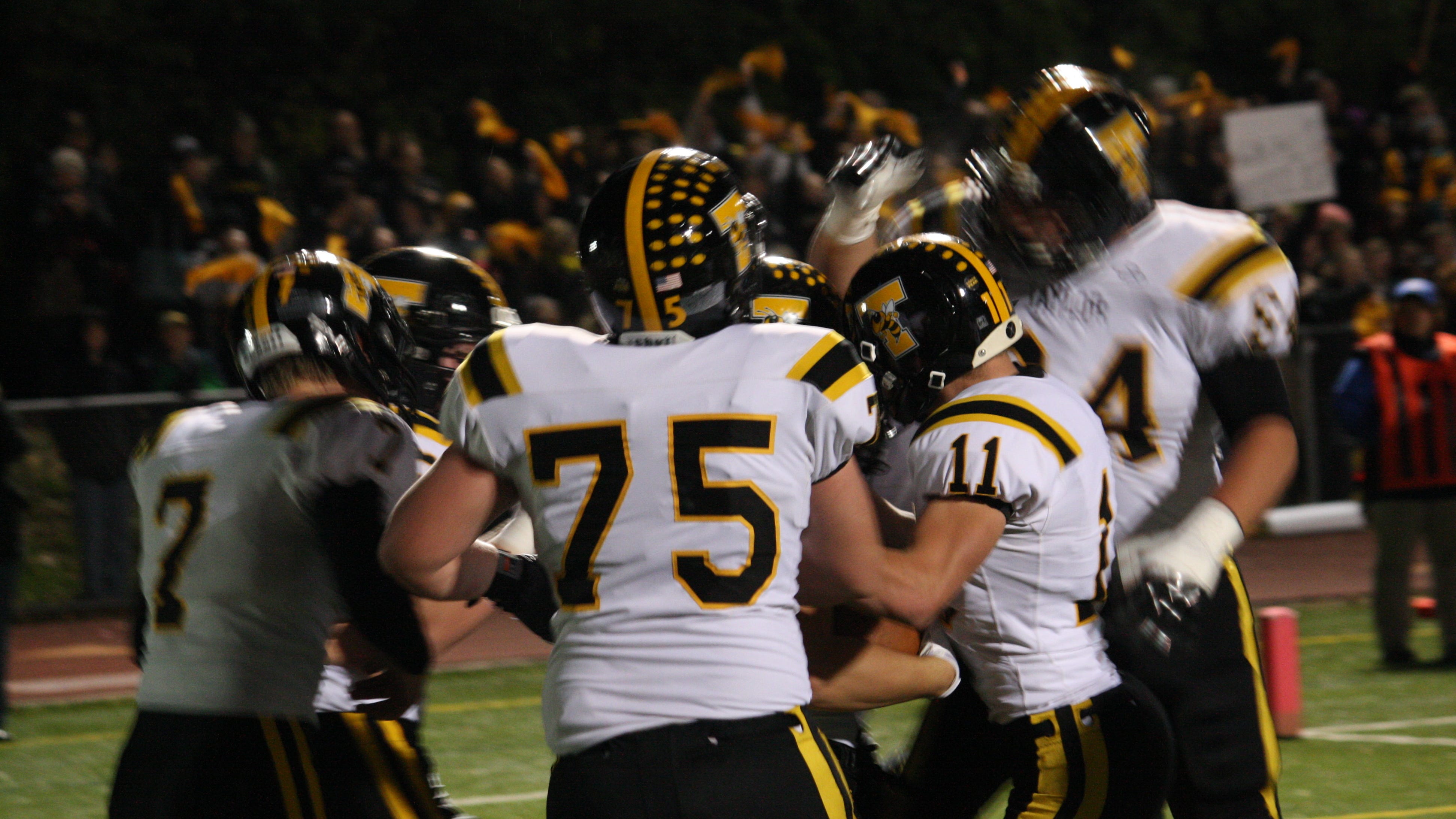 Taylor football team takes in 1st postseason