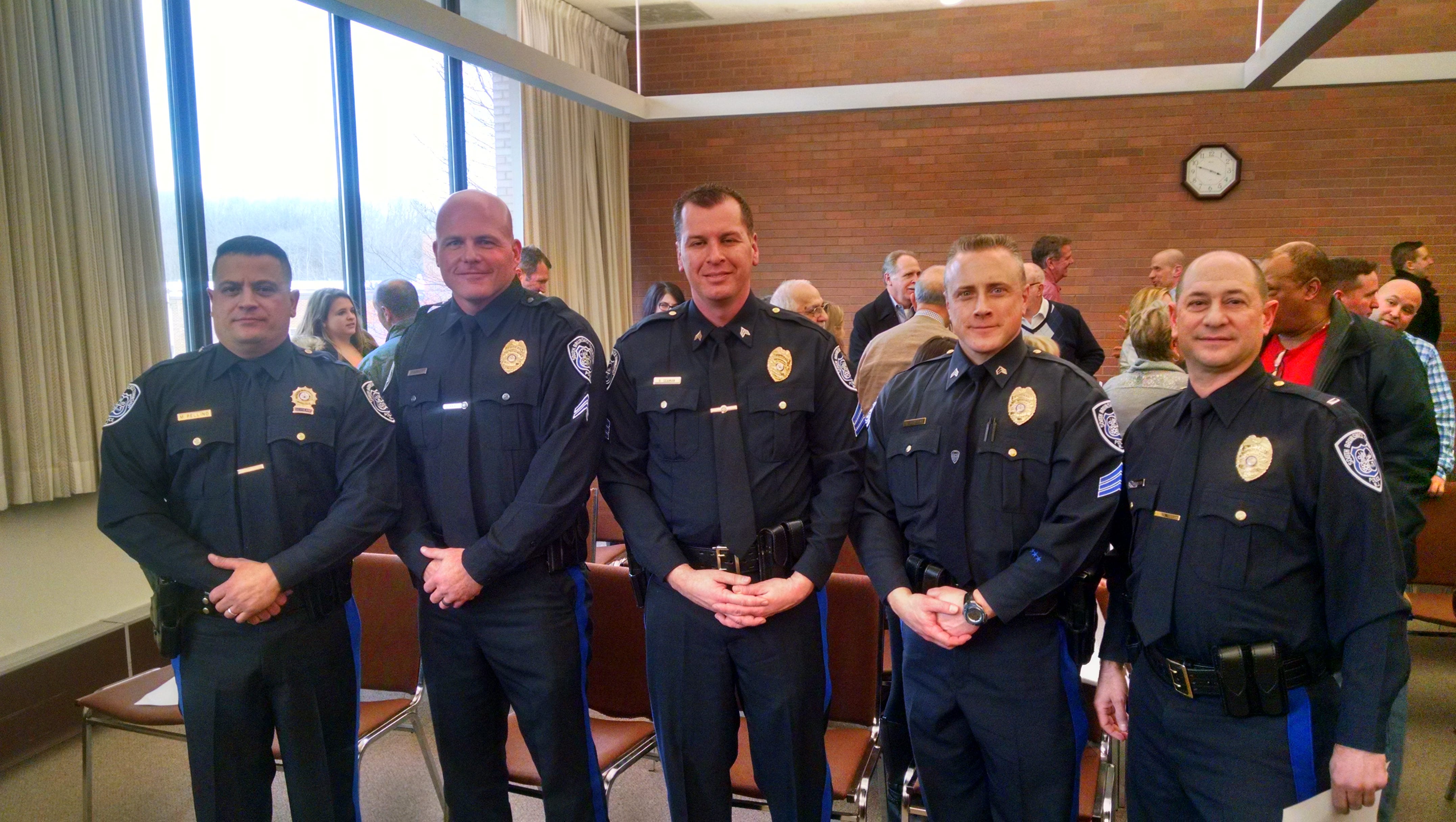 5 South Brunswick police officers receive promotions