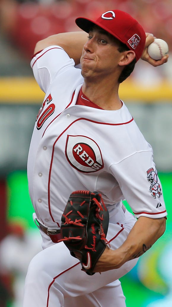 Reds' Michael Lorenzen channelling Cueto, Chapman