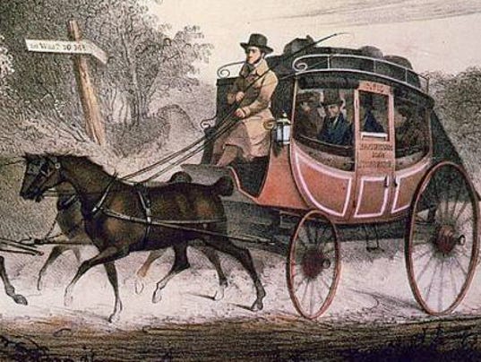 History | Stagecoaches were a familiar sight