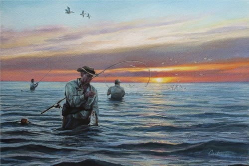 Calvin Carter: hunter, angler, painter