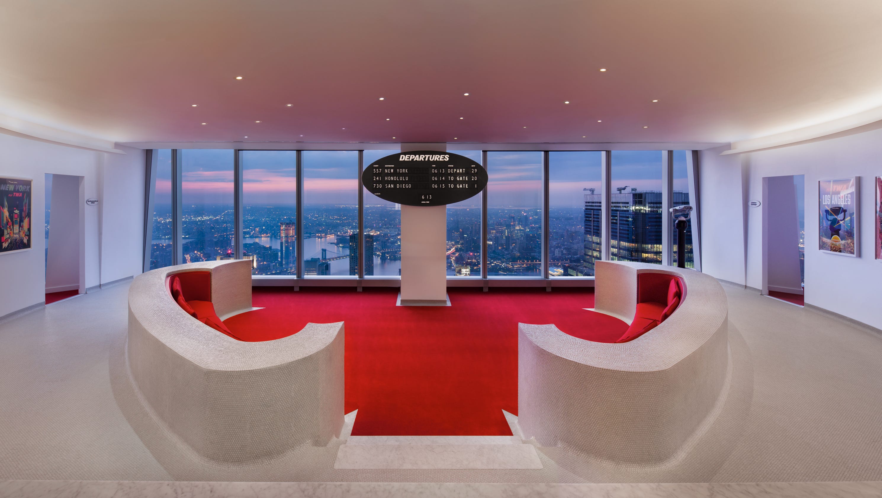 TWA lounge opens at One World Trade Center; airport hotel to follow