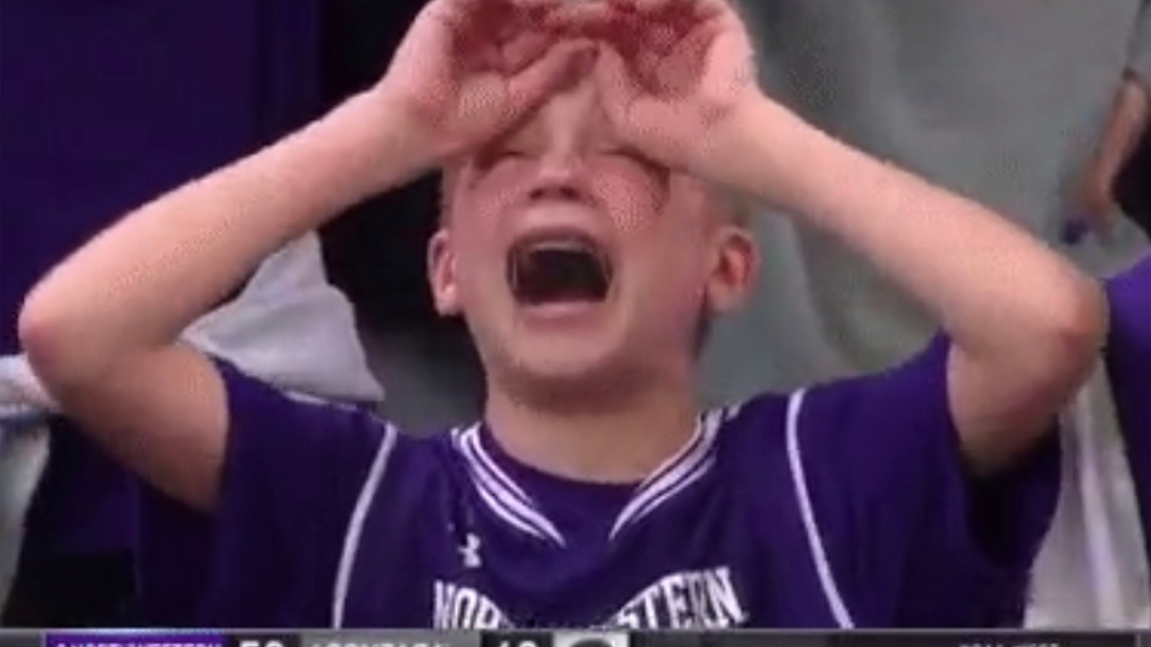Why Crying Northwestern Kid from March Madness meme was at First Four